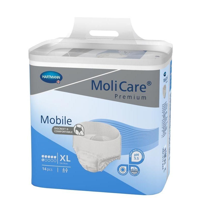 Chilot incontinenta severa MoliCare Mobile, XL, Hartmann, 14 buc