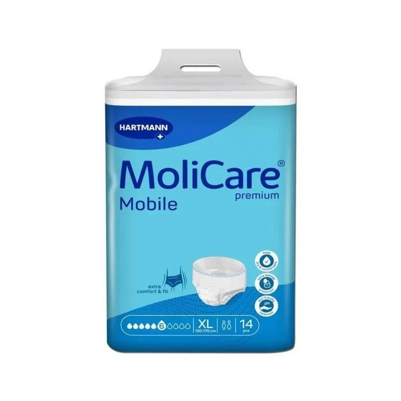 Chilot incontinenta severa MoliCare Mobile, XL, Hartmann, 14 buc